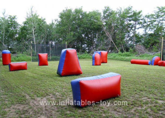 Professional Inflatable Sports Games , Inflatable Paintball Bunker With ...
