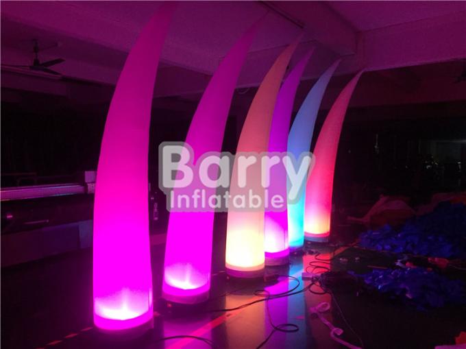 LED Blow Up Pillar Lighting Decoration For Advertsing , Inflatable ...