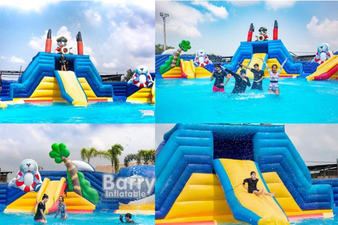 Commercial Inflatable Water Park Playground Commercial Water Park With ...