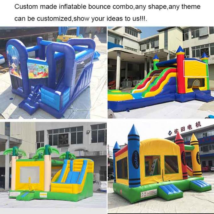 Amusement Park Bounce House Games Block Party Inflatable Combo