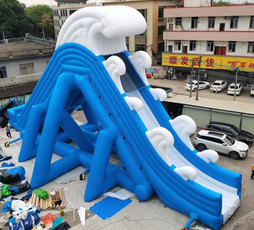 Commercial Giant Inflatable Water Slides For Aults Outdoor PVC ...