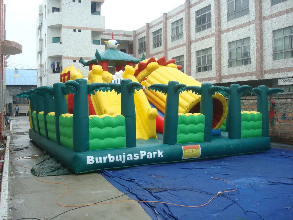 Popular High Quality Inflatable World Amusement Park Portable ...