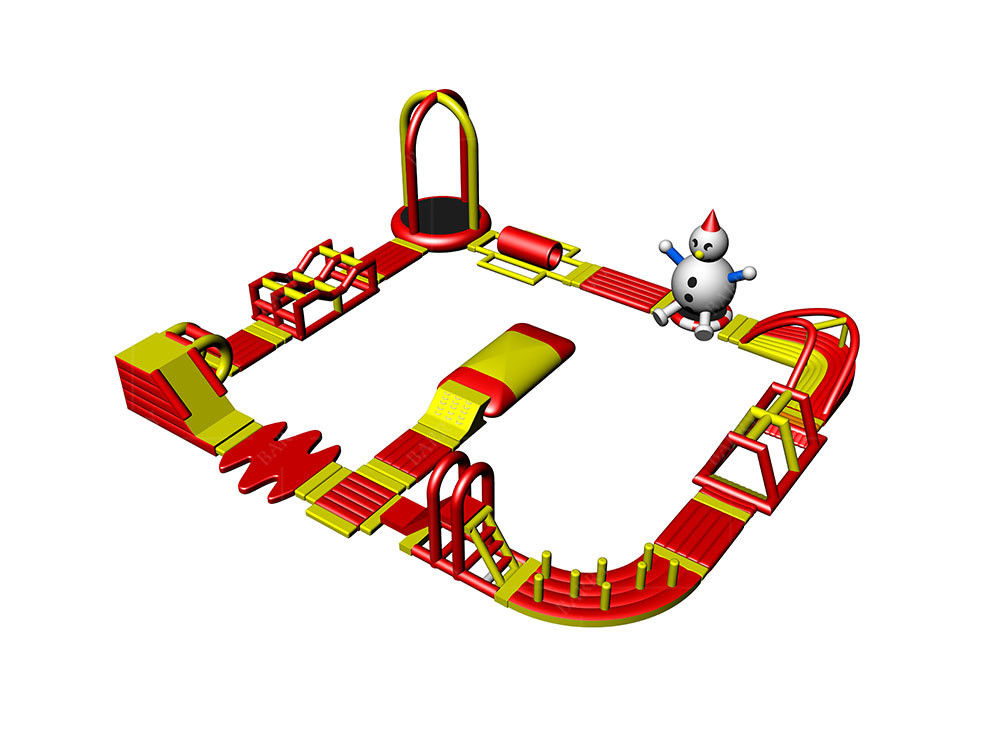 Customizable Inflatable Floating Water Park floating blow up island