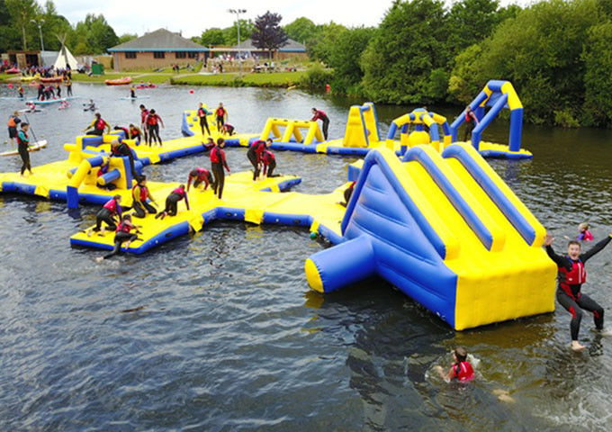 Commercial Ultimate Inflatable Water Park For Children , Inflatable ...