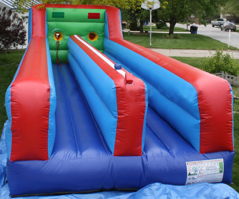 PVC Tarpaulin Bungee Run Inflatable Party Games For Fantastic Family Funday