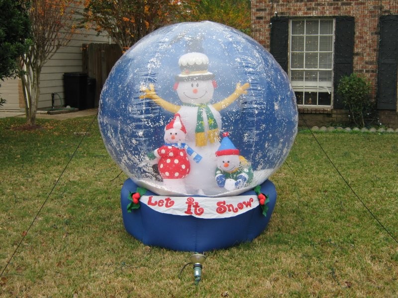 Outdoor Transparent Beautiful Giant Advertising Inflatables Snow Globe ...