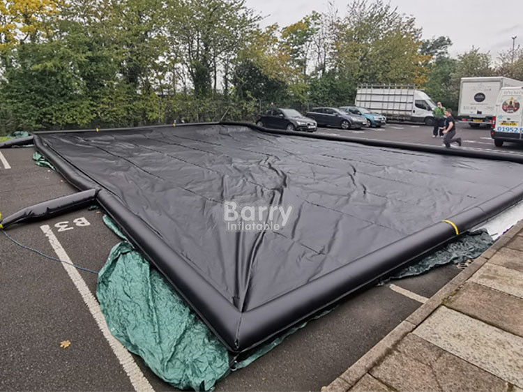 Water Reclamation System Inflatable Car Wash Mat Water Containment Mat ...