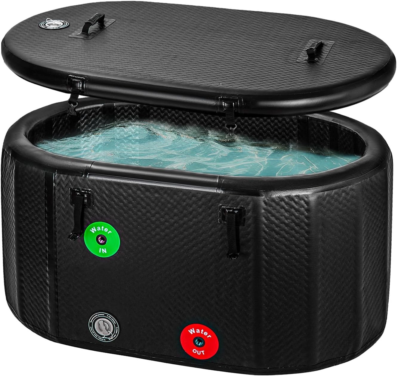 PVC Drop Stitch Logo Printed Inflatable Ice Bath Portable Ice Barrel ...