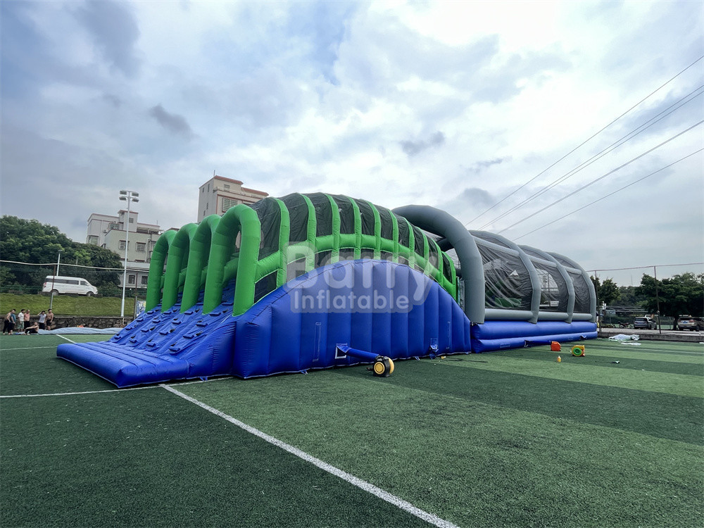 Customized Logo And Color Inflatable 5k Fun Run The Mad House Game With ...