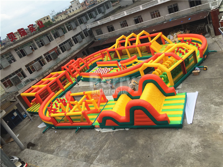 Giant Inflatable Obstacle Course