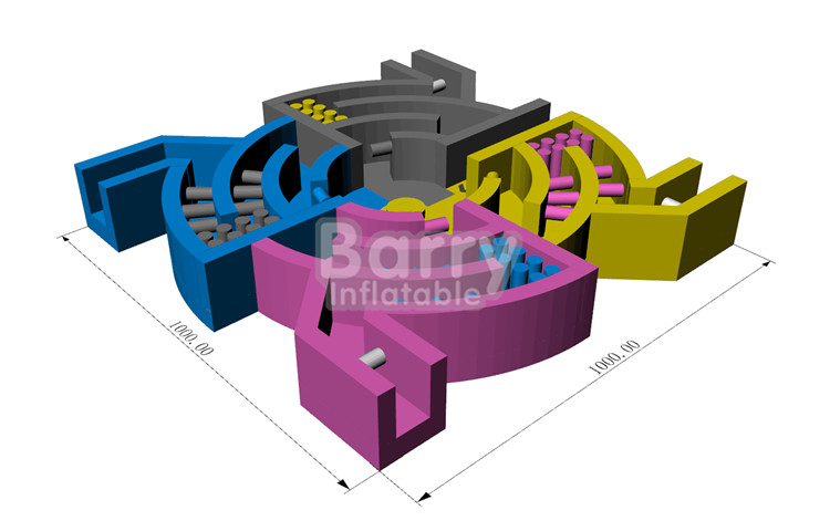 Fantasy World Entertainment Inflatable Sports Games Interactive Dizzy X ...