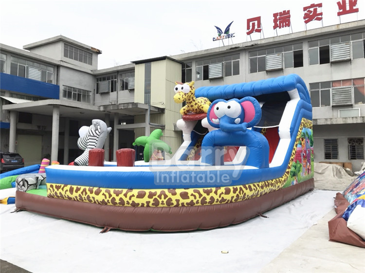 Special Shape Kids Animal Commercial Inflatable Slide For Birthday ...