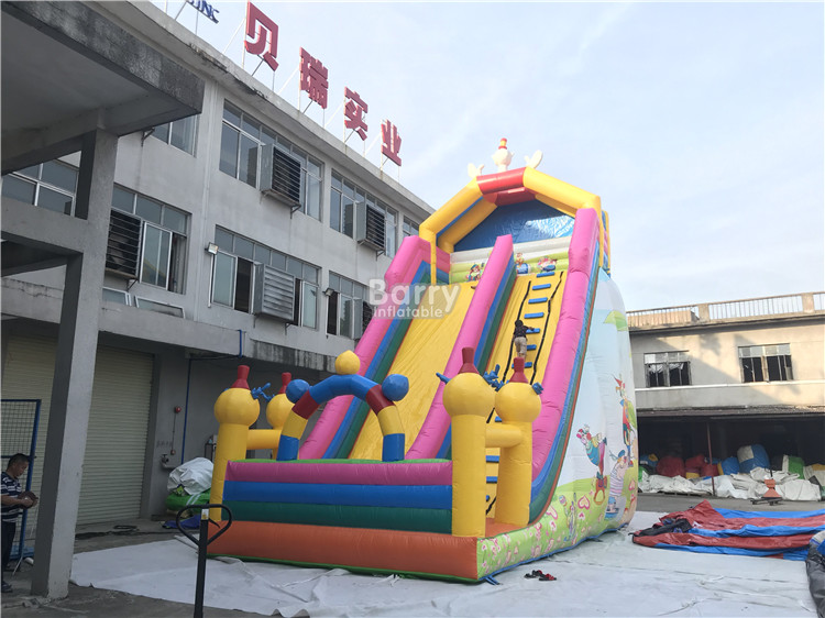 PVC Commercial Inflatable Slide / Custom Design Inflatable Dry Slide ...
