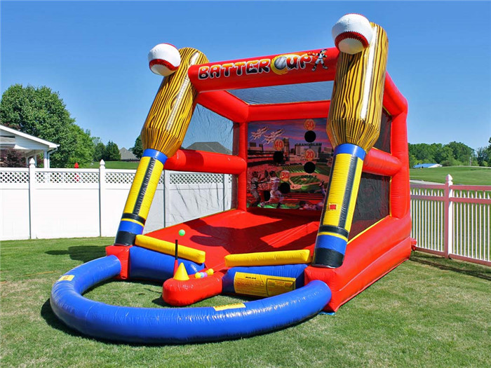 Outdoor Inflatable Baseball Batting Cage Batter Up Inflatable Baseball ...