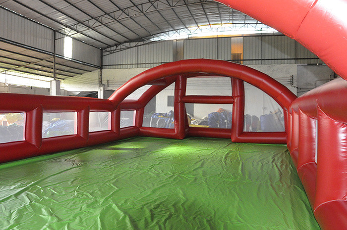 Outdoor Inflatable Soccer Field , Inflatable Soap Soccer Field for ...