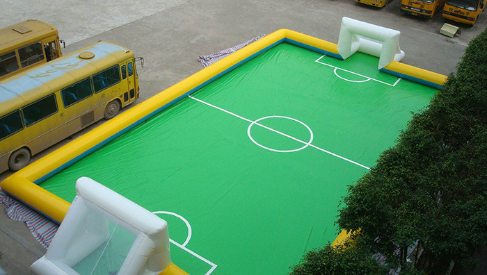 11 Person PVC Inflatable Football Field , Football Game Inflatable ...