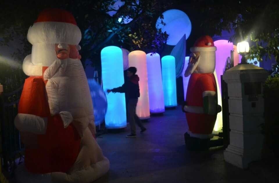 Rent Waterproof Blow Up Advertising Inflatable Led Light For Party