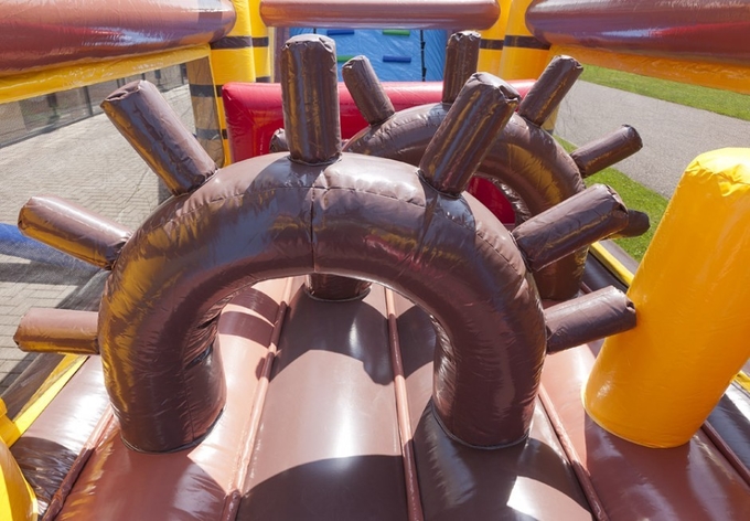 Customized Pirate Ship Obstacle Course Bounce House Long Tunnel ... Customized Pirate Ship Obstacle Course Bounce House Long Tunnel ...