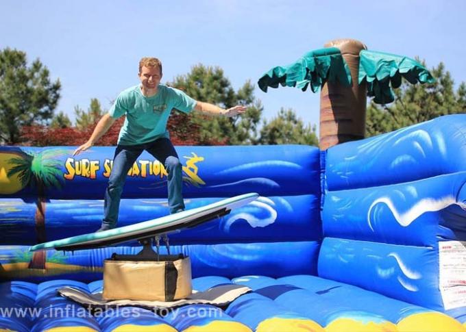Womderful Inflatable Surf Machine , Mechanical Surfing Game For Kids ...