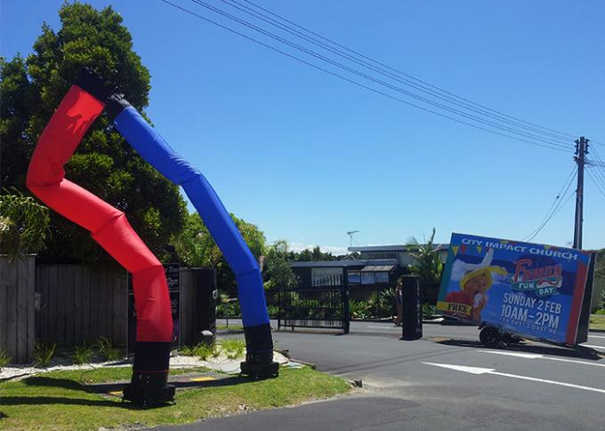 Single Leg Or Two Legs Inflatable Air Dancer , Mini Inflatable Air Tube ...