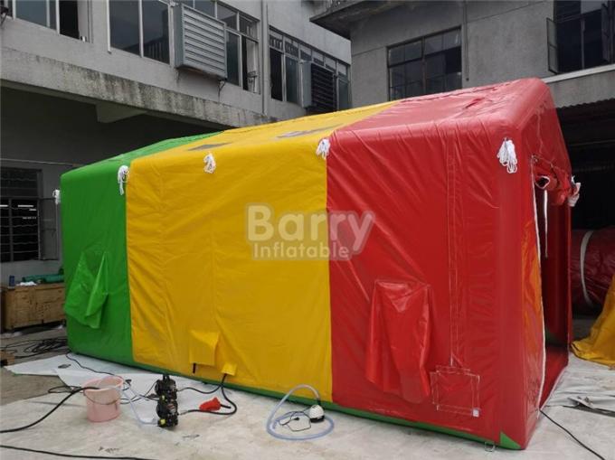 Small Custom Fireproof PVC Inflatable Shower Tent For Amusement Park