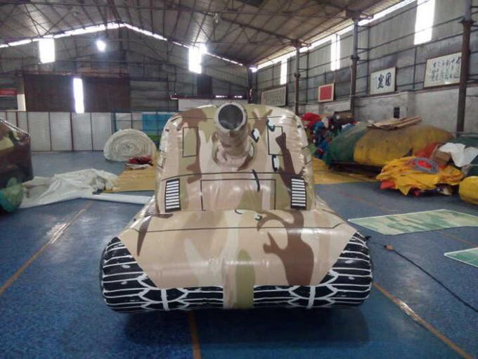 Amazing Inflatable Paintball Bunker , PVC Tarpaulin Inflatable Tank for ...