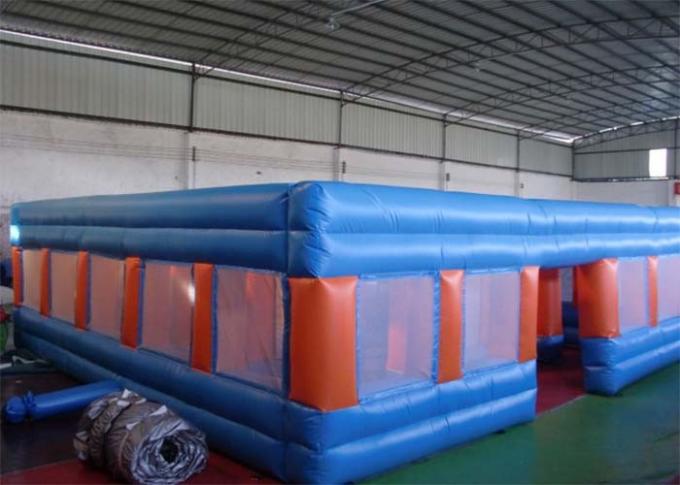 0.55mm PVC Kids Playground Inflatable Outdoor Games Blow Up Maze EN14960